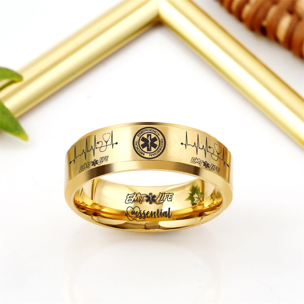 Today Only 60% Off 😍 Free Bracelet W/Purch! PARAMEDIC or EMT Ring 🚑 ...